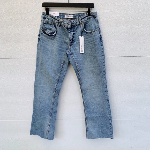 Zara | Jeans | Zara Low Rise Cropped Flare Jeans | Poshmark